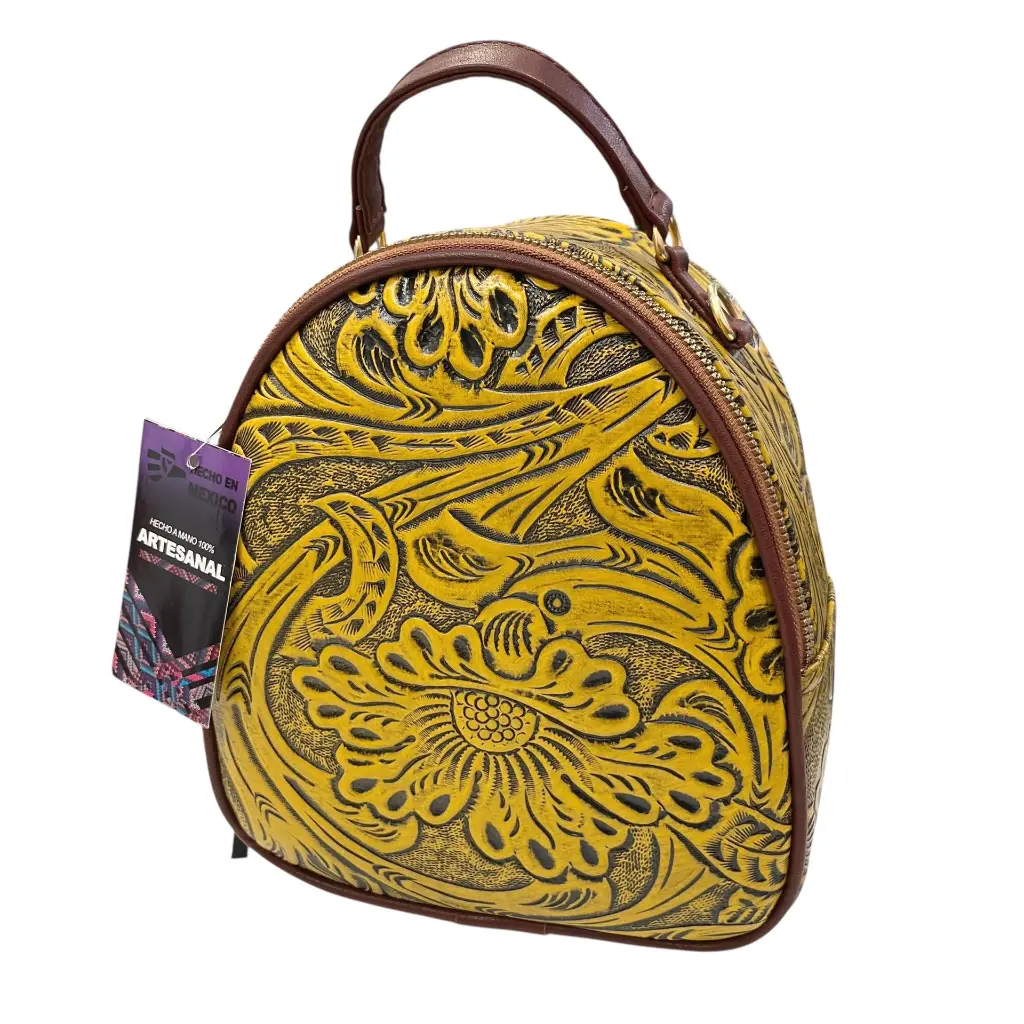 MOCHILA LAURA PIEL SAPICA | bolsasdeleonguanajuato